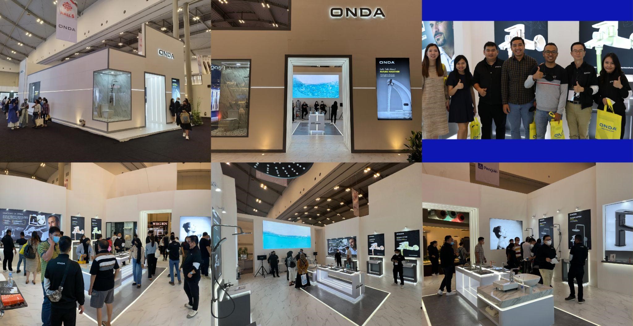 Onda Exclusive meluncurkan koleksi premium "Black Baccara" di Indo Build Tech 2022. - Onda ...